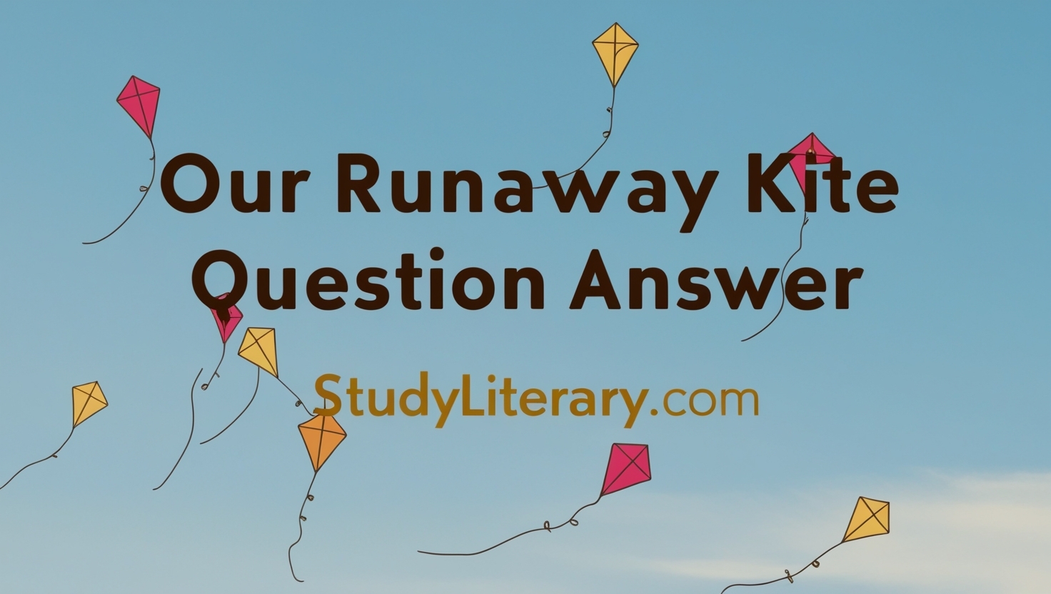Our Runaway Kite Question Answer: Uncover the Delightful Secrets Behind ...