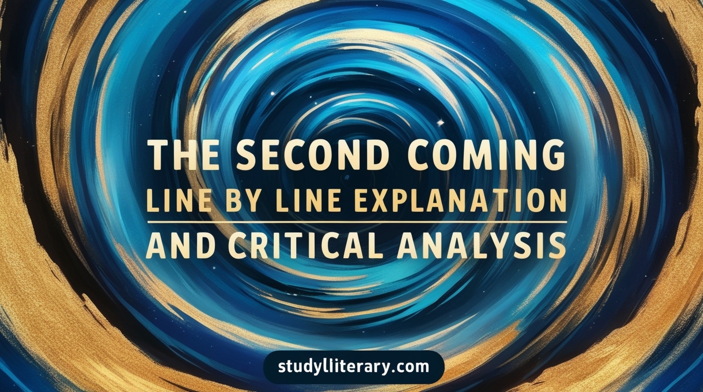 The Second Coming Line by Line Explanation and Critical Analysis ...