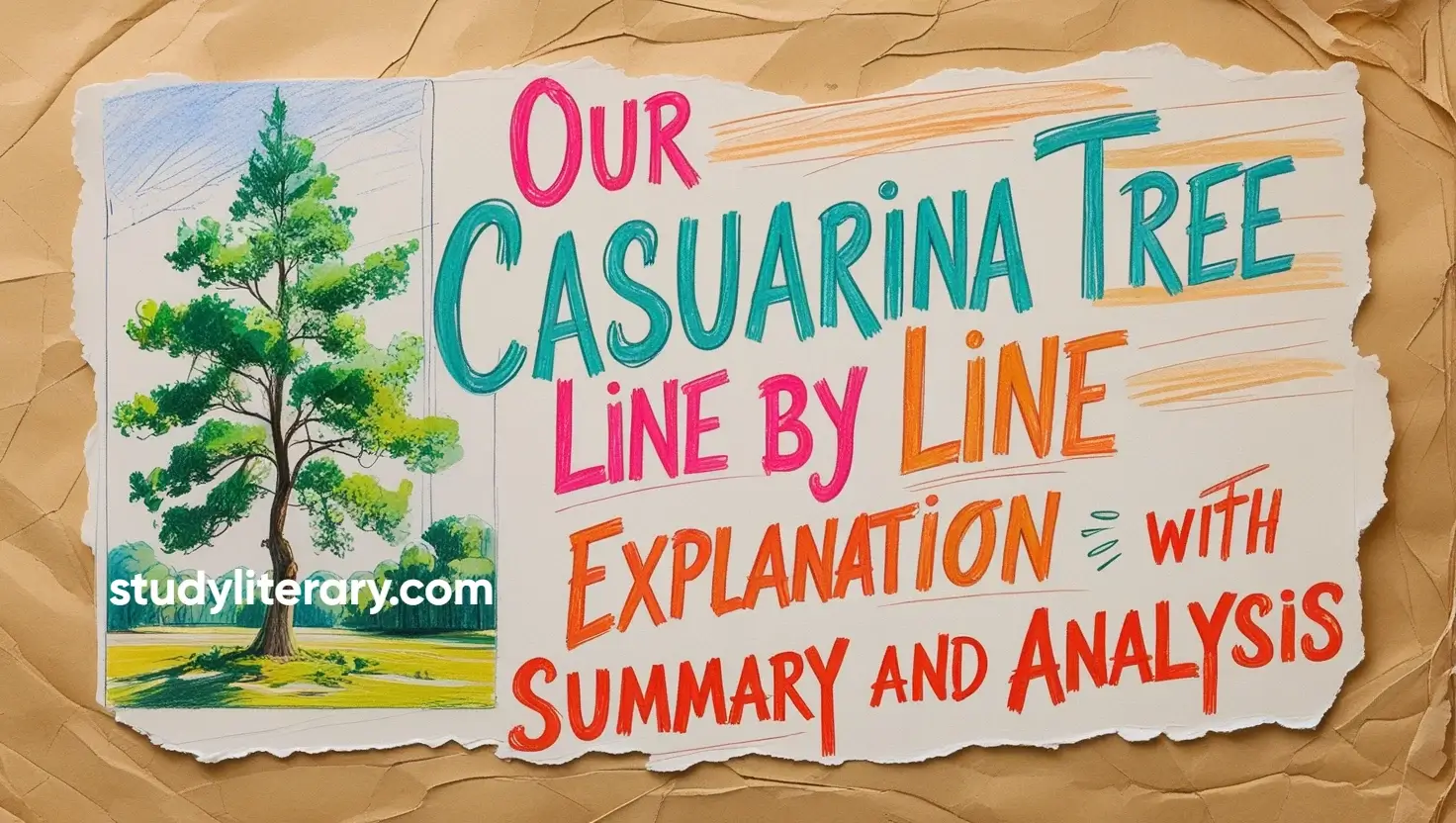 Our Casuarina Tree Line by Line Explanation with Summary and Analysis ...