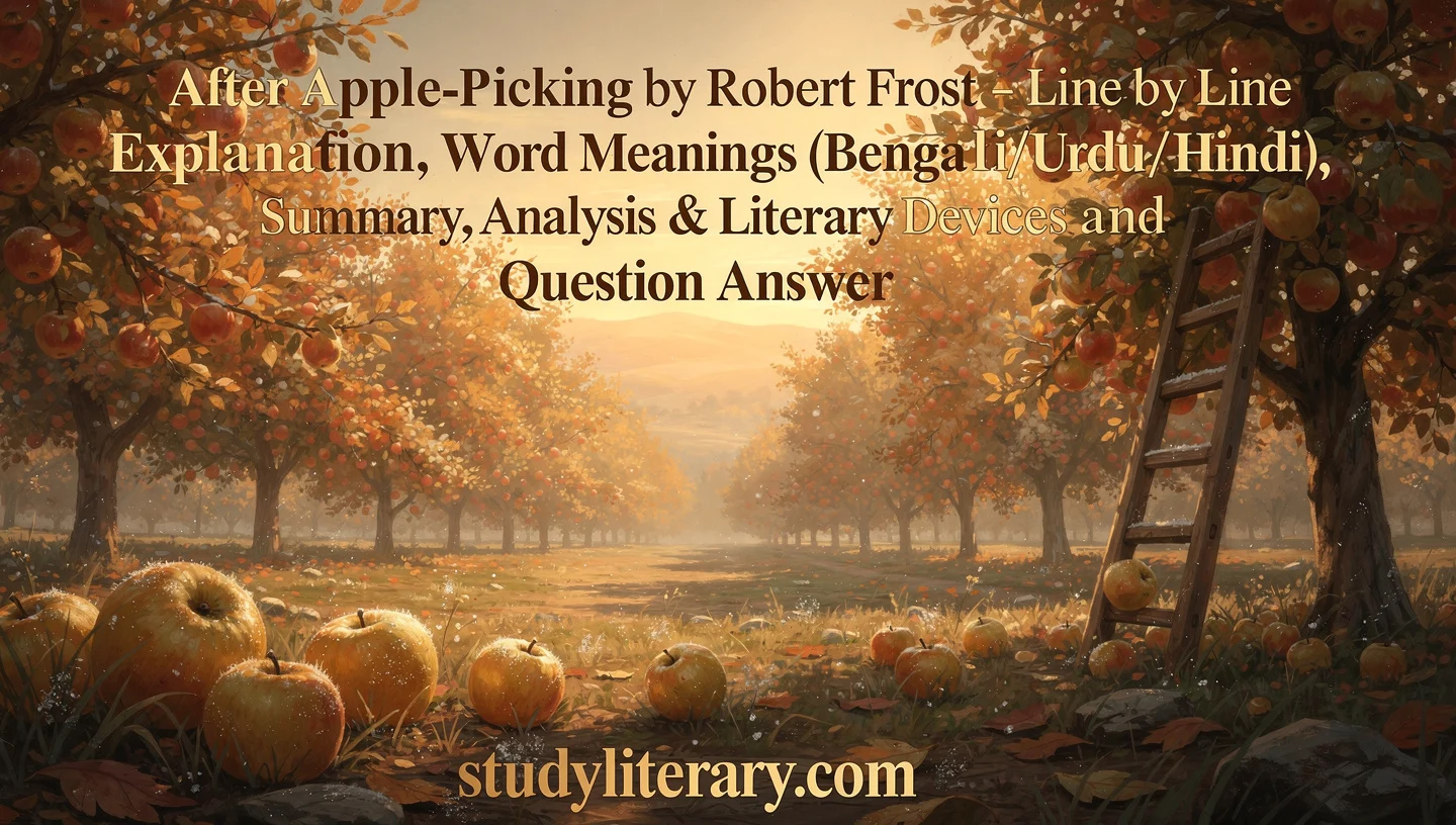 After Apple-Picking by Robert Frost – Line by Line Explanation ...