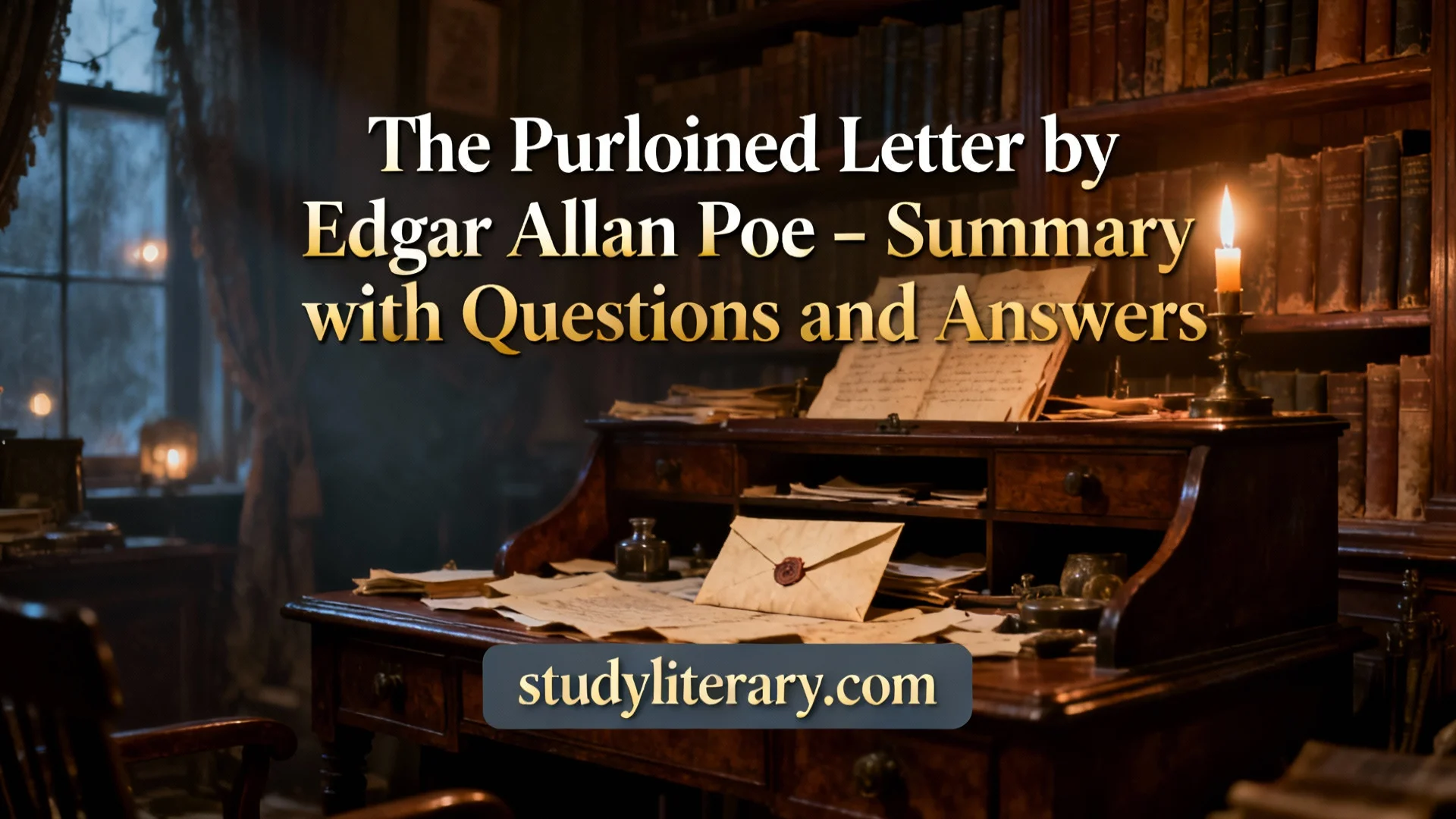 The Purloined Letter Summary and Life and Works of Edgar Allan Poe ...